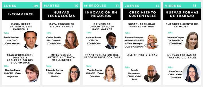 Invitación a «L’Oréal Campus Week»